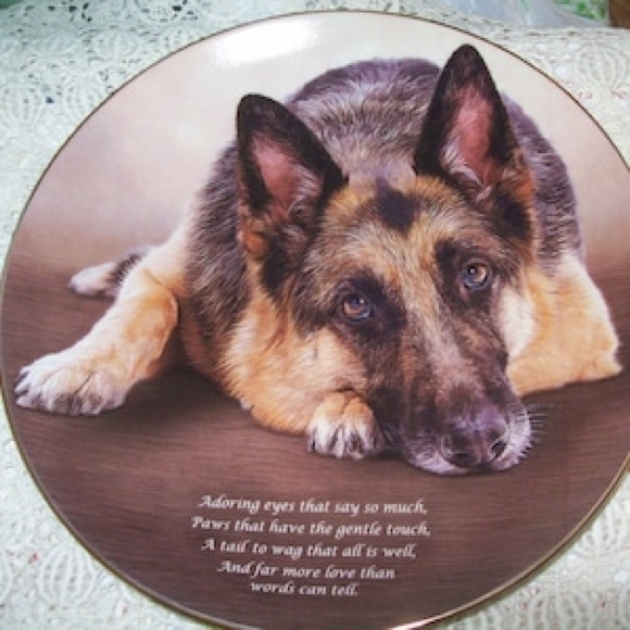 Danbury Mint | Wall Decor | Danbury Mint German Shepherd Plate In ...